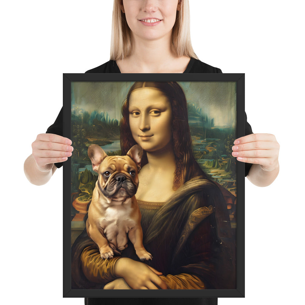 Tipsy Bully Wall Art: French/Mona Lisa